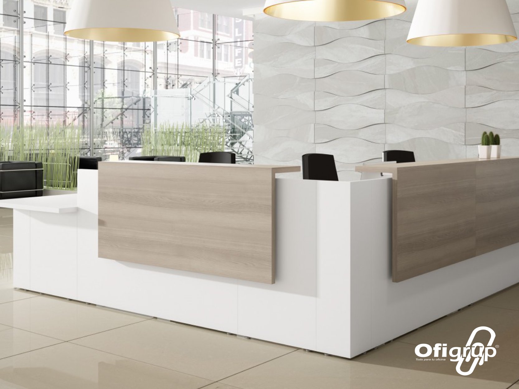 Todos los muebles que debe incluir una recepción de hospital